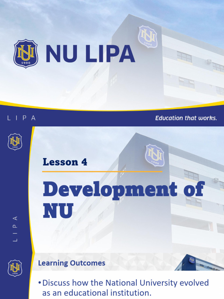 Evolution of National University History | PDF