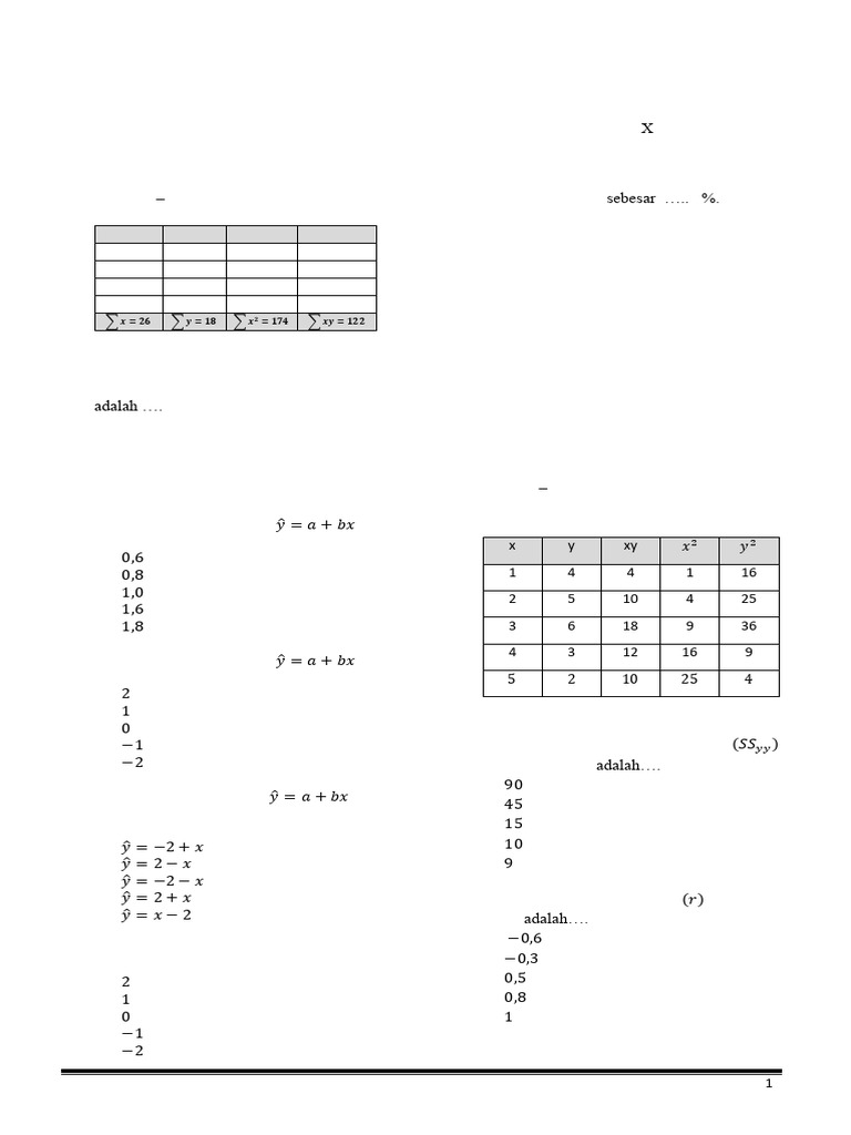 Soal Latihan MATEMATIKA XI Genap 2025 | PDF