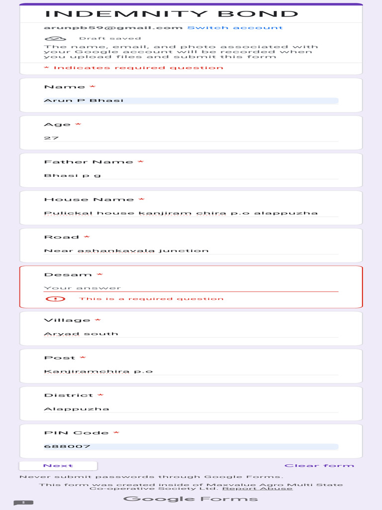 Indemnity Bond | PDF