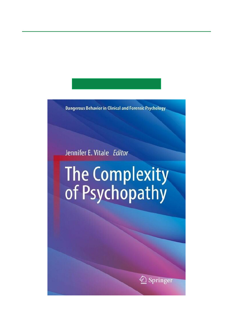 The Complexity of Psychopathy One-Click Download | PDF | Psychopathy ...