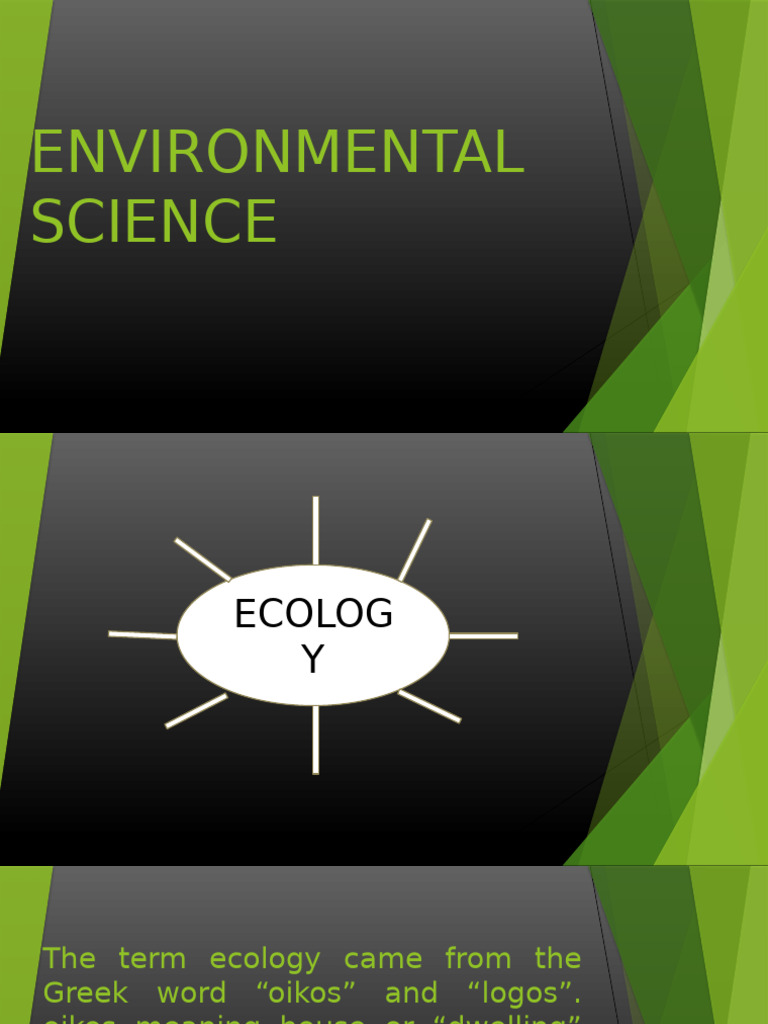 Environmental Science | PDF | Ecological Niche | Ecosystem