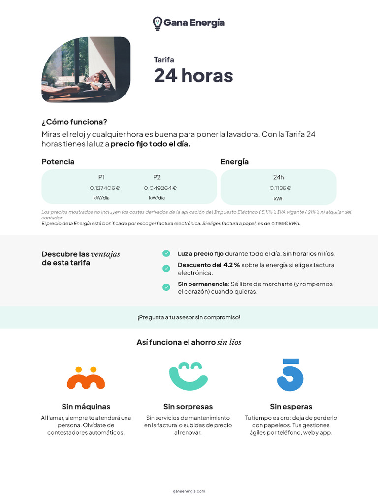 Tarifa 24h | PDF
