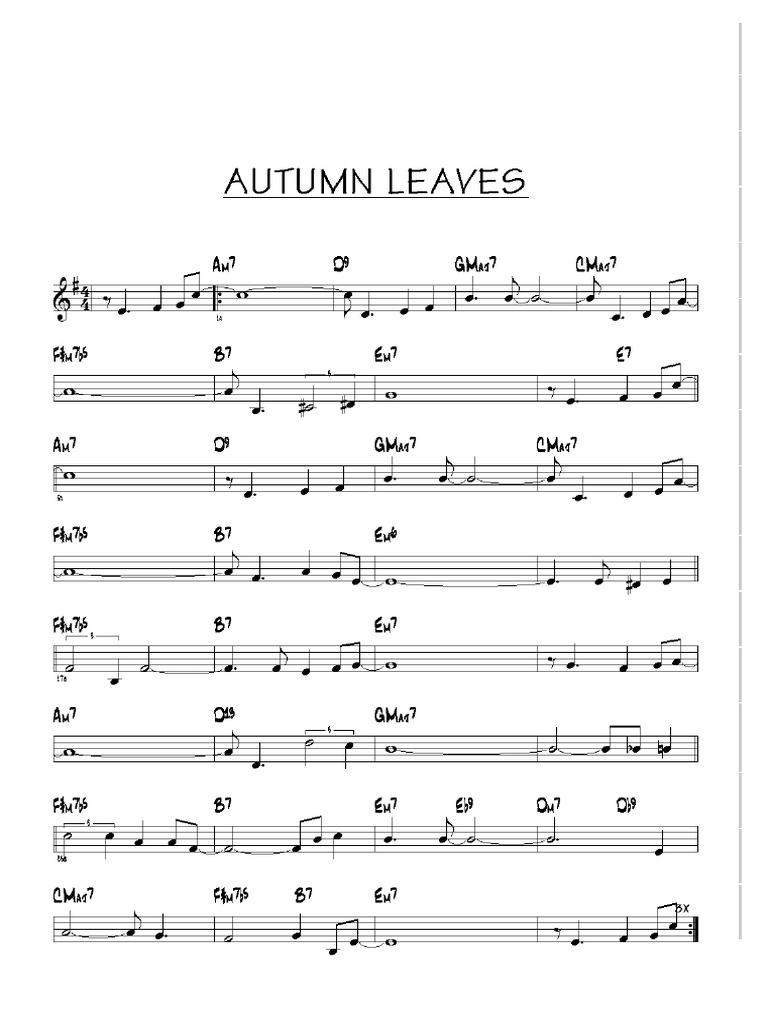 Autumn Leaves | PDF