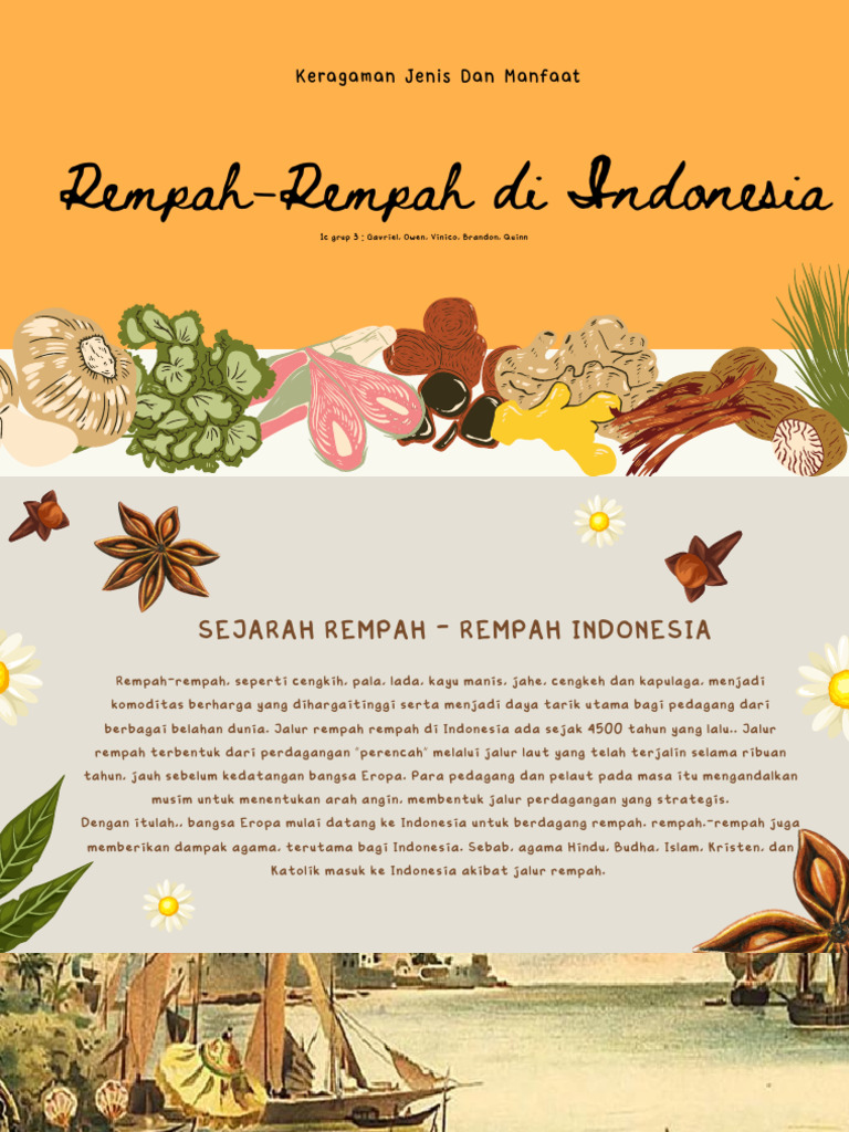 Rempah-Rempah Di Indonesia - 20240915 - 133515 - 0000 | PDF