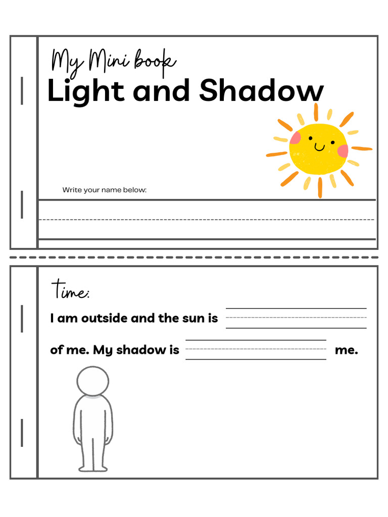 Light and Shadow Mini Book (EY) | PDF