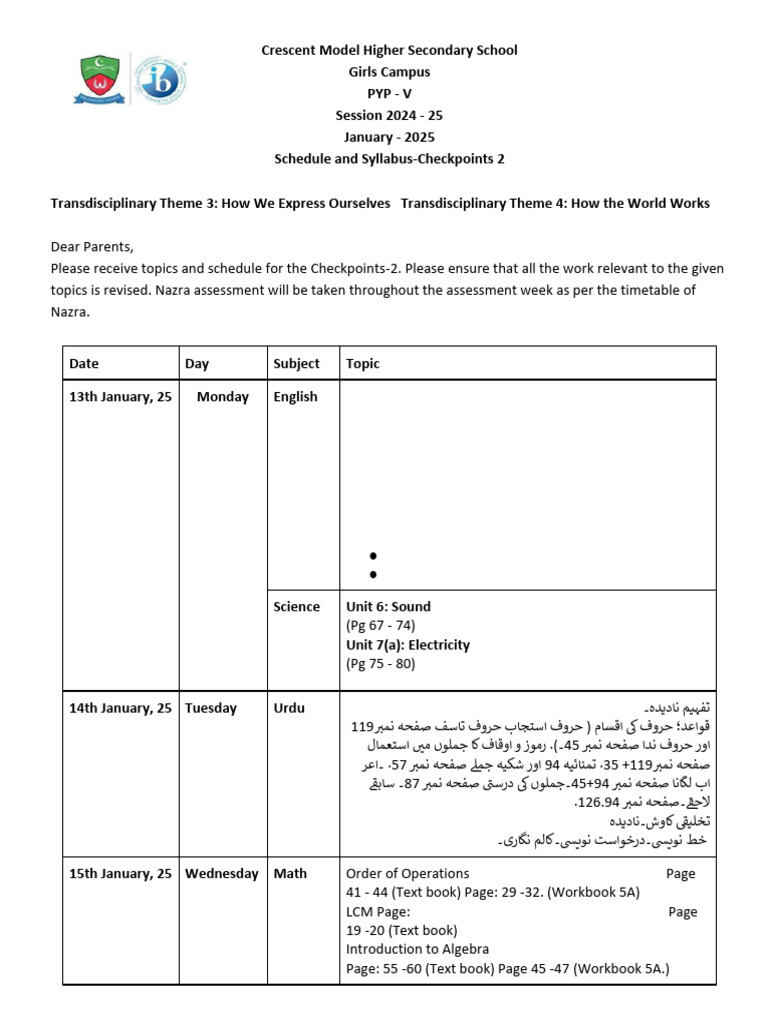 Checkpoints | PDF