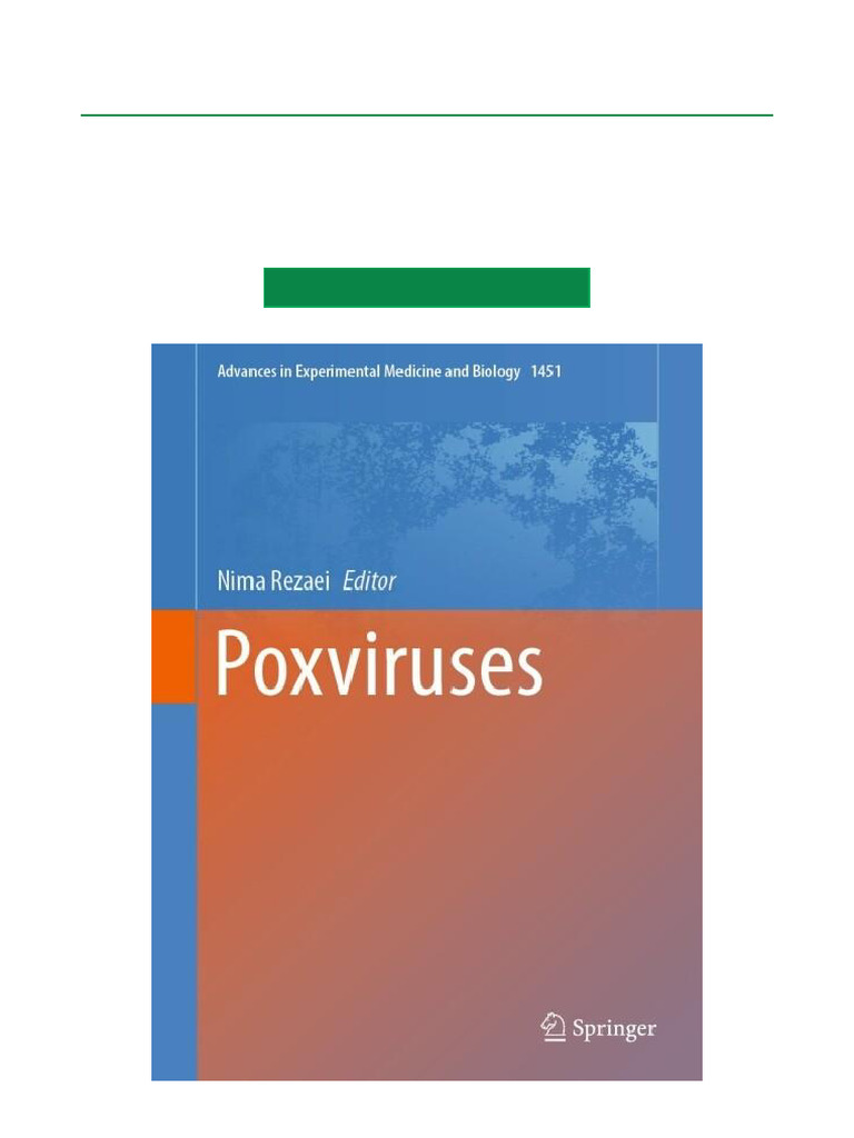 Poxviruses Entire Book Download | PDF | Smallpox | Virus