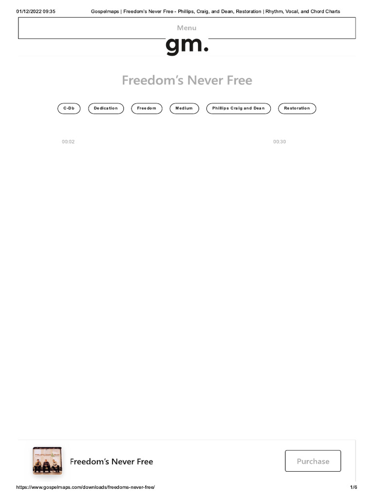 Gospelmaps - Freedom - S Never Free - Phi.. | PDF