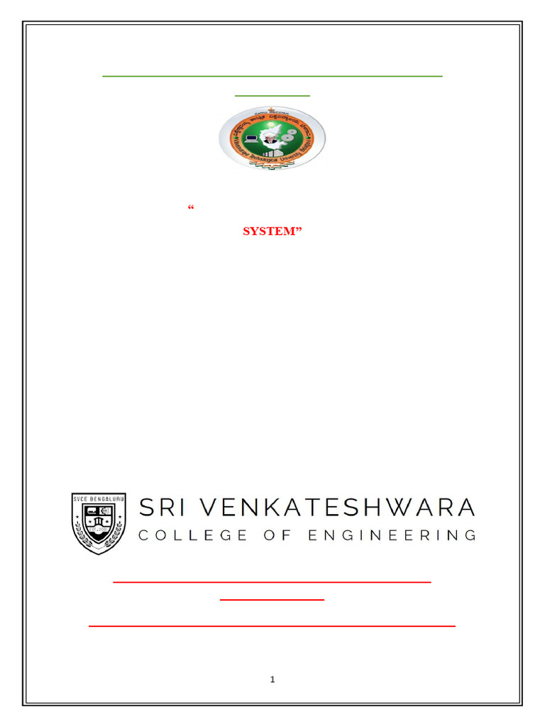 Dbms Miniproject Report | PDF | Usability | Automation