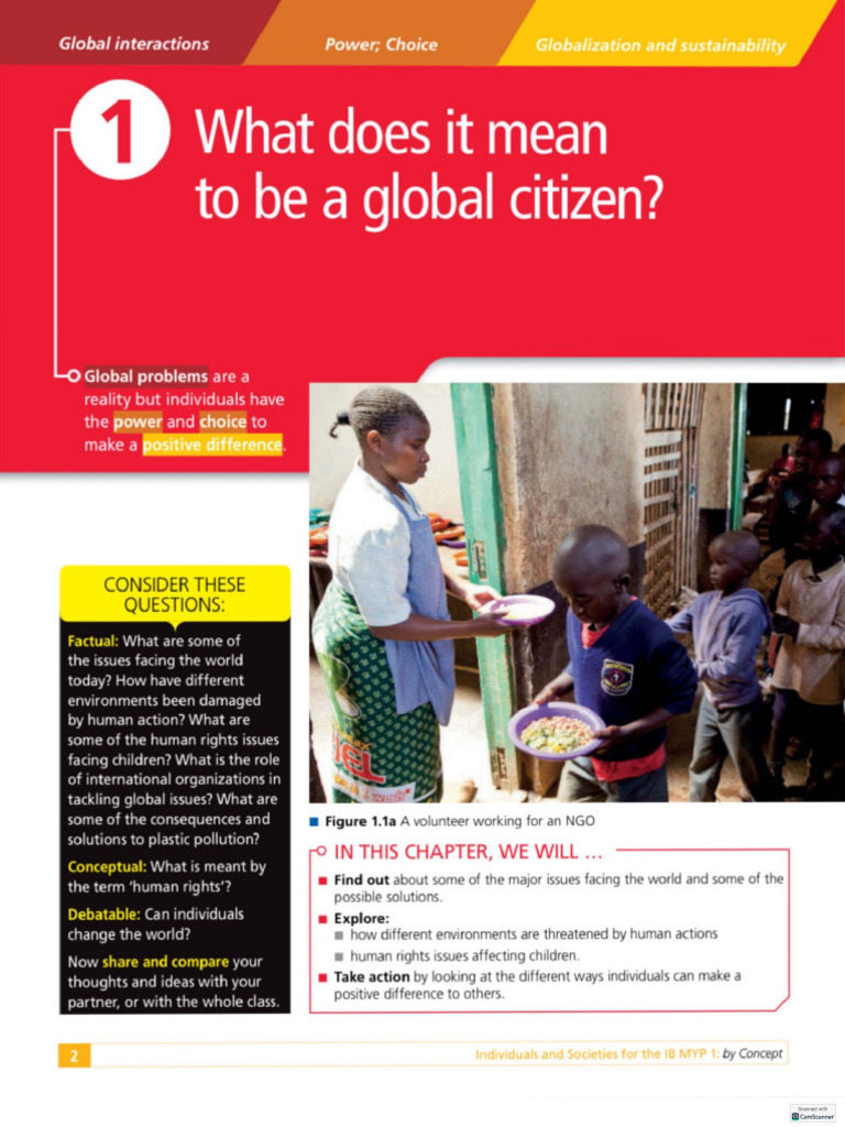 What Does It Mean To Be A Global Citizen | PDF