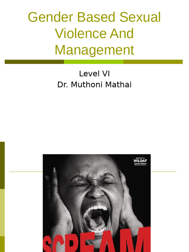 Nder Based Sexual Violence | PDF | Sexual Abuse | Sexual Violence