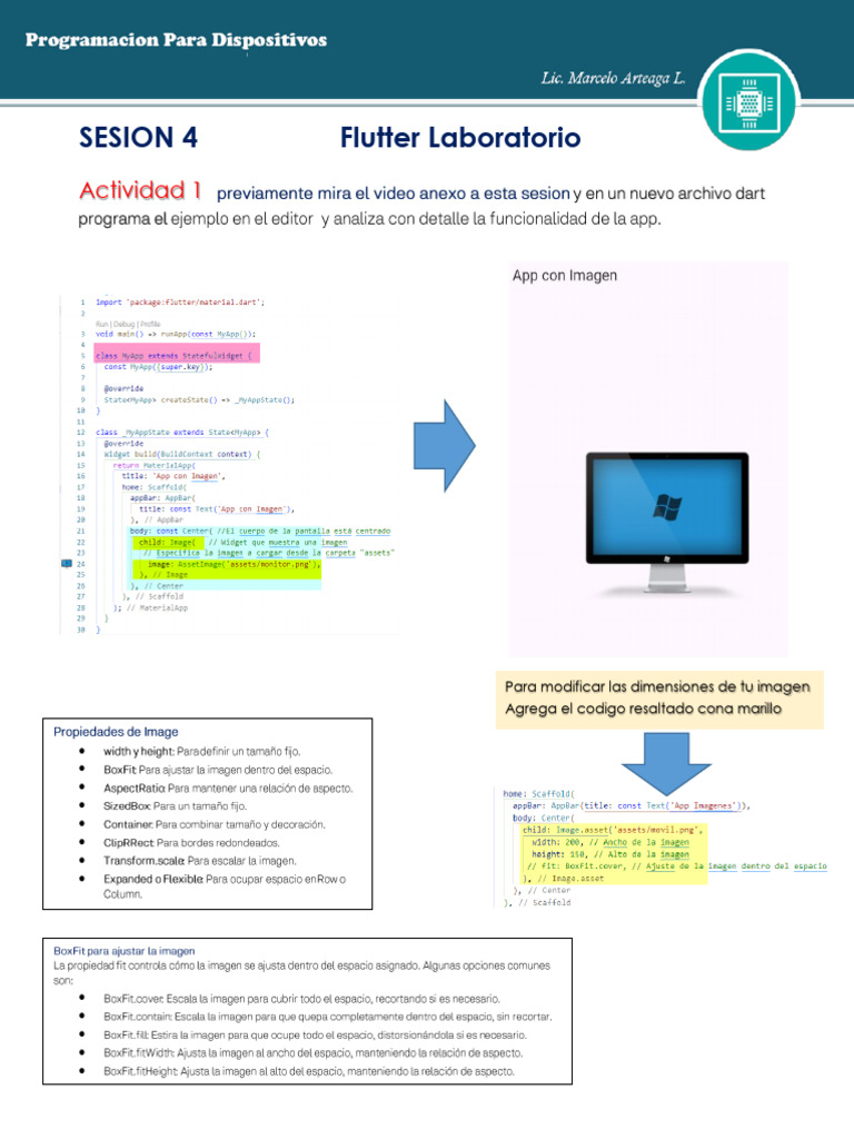 PDM-II Flutter Lab 4 | PDF