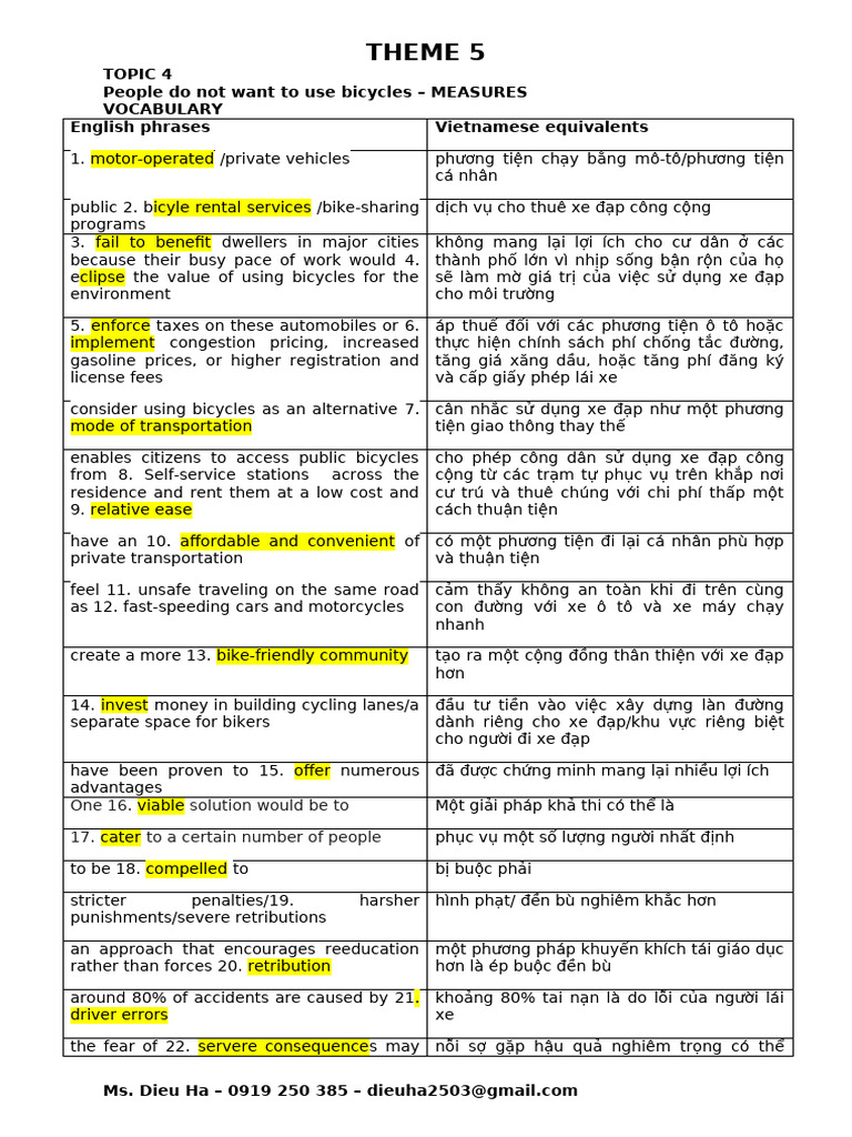 THEME 5 Topics 4 5 6 TEST Handout | PDF