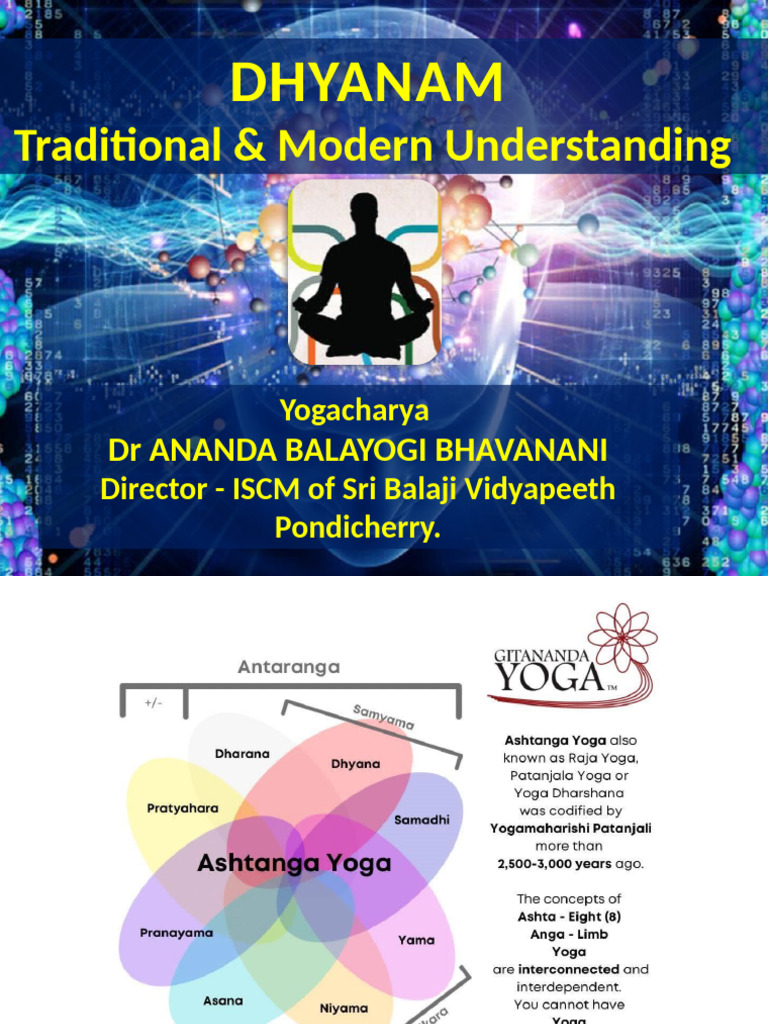 DHYANAM Traditional and Modern Understan | PDF | Yoga | Meditation