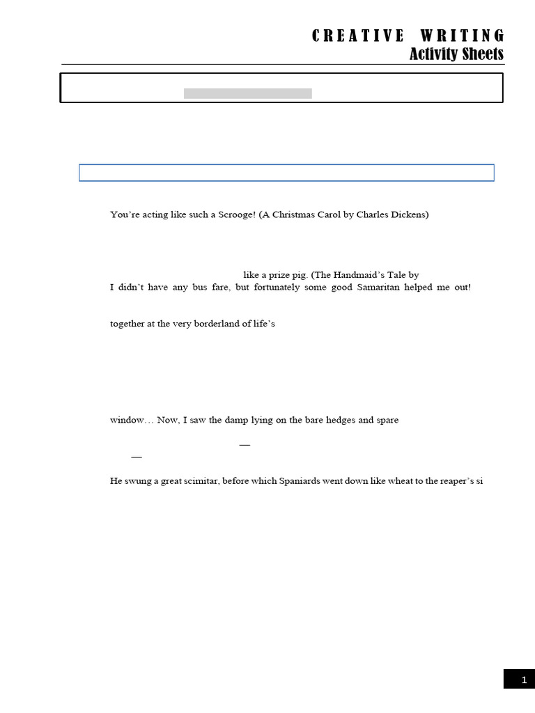 Module 1 MELC 4 Activities | PDF