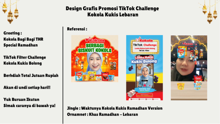 Design Grafis Kokola Kukis Lebaran TikTok Challenge | PDF