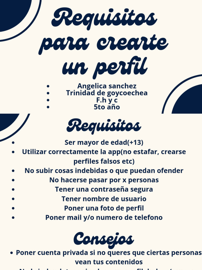 Requisitos y Consejos | PDF