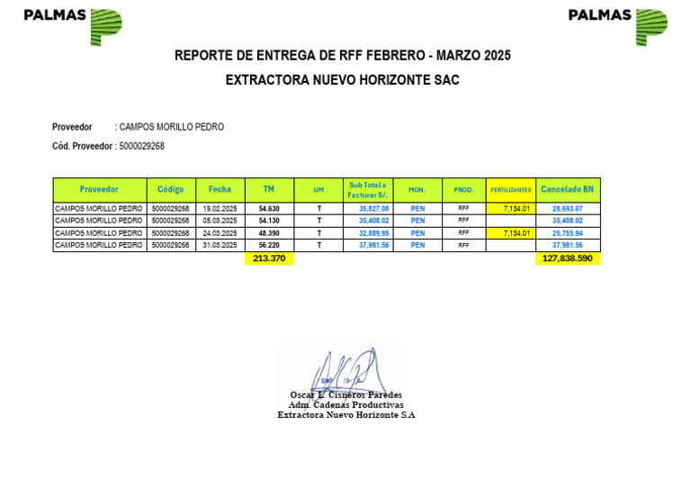 Reporte Campos Morillo Pedro | PDF