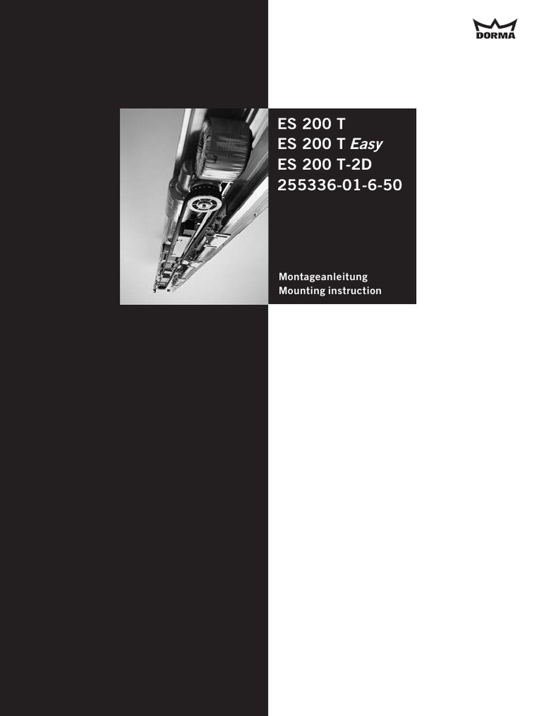 01 6 50 - 0612 - ES - 200 Easy T - ES - 200 T - ES - 200 T 2D ...