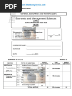 EMS GRADE 9 JUNE EXAMS PAPER 1 2025 QP & MEMO-2 - Phoenix | PDF