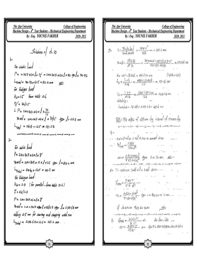 Manual Solutions For Machine Design by K | PDF