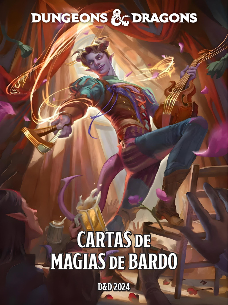 Cartas de Magia Bardo D&D 2024 | PDF | Impressão | Tempo