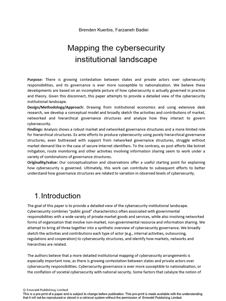 SSRN 3891296 | PDF | Governance | Computer Security