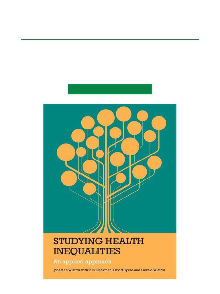 Health Inequalities: An Applied Study | PDF | Economic Inequality ...