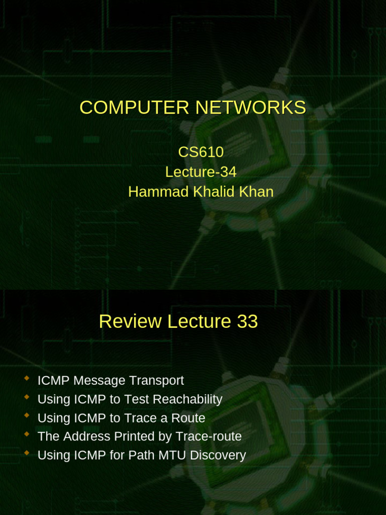 CN-Lec-34 | PDF | Internet Protocols | Port (Computer Networking)