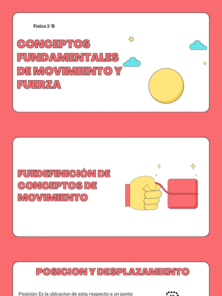 Movimiento y Fuerza | PDF | Aceleración | Gravedad