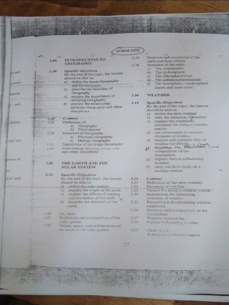 Geography Schemes | PDF