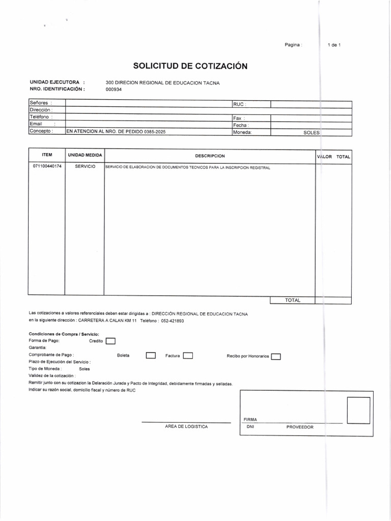 Cot-385-2025 - Ie N 42130 - Jose de San Martin - Vilacota-Tarata | PDF