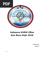 Gabaasa Kurmaana 4ffaa Bara 2016 | PDF