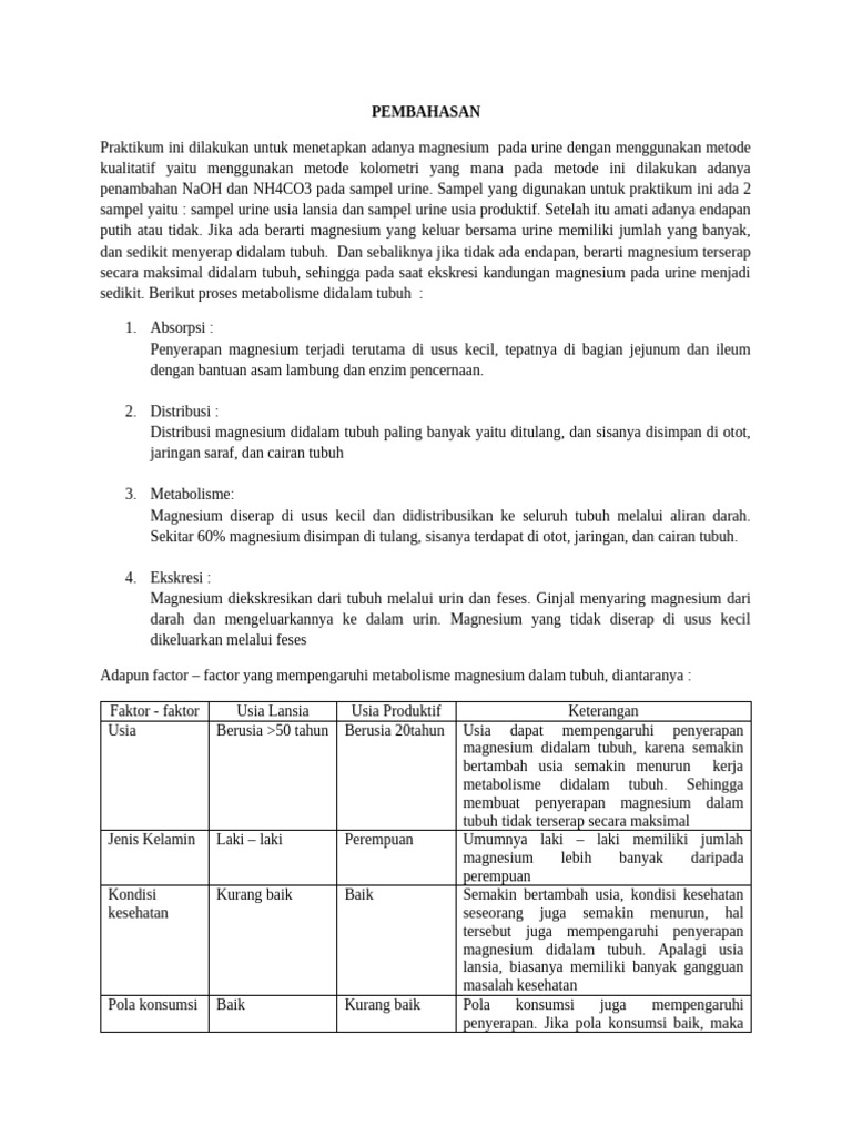 Pembahasan Metab Mikro 11 | PDF