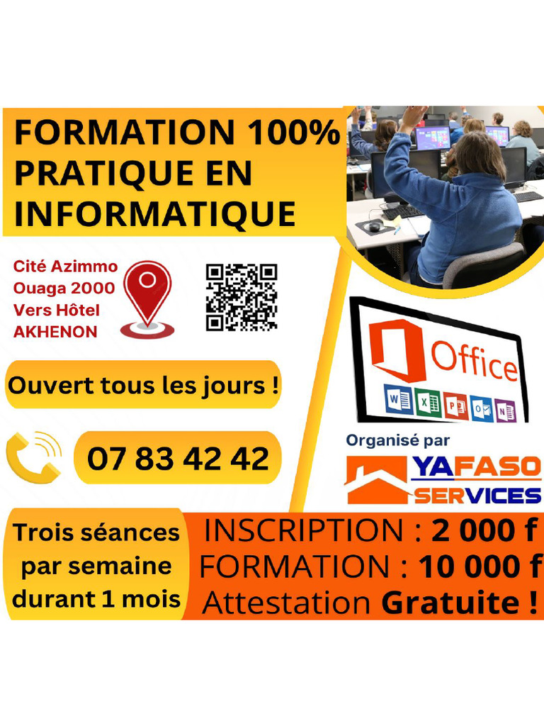Affiche Formation Informatique 2 | PDF