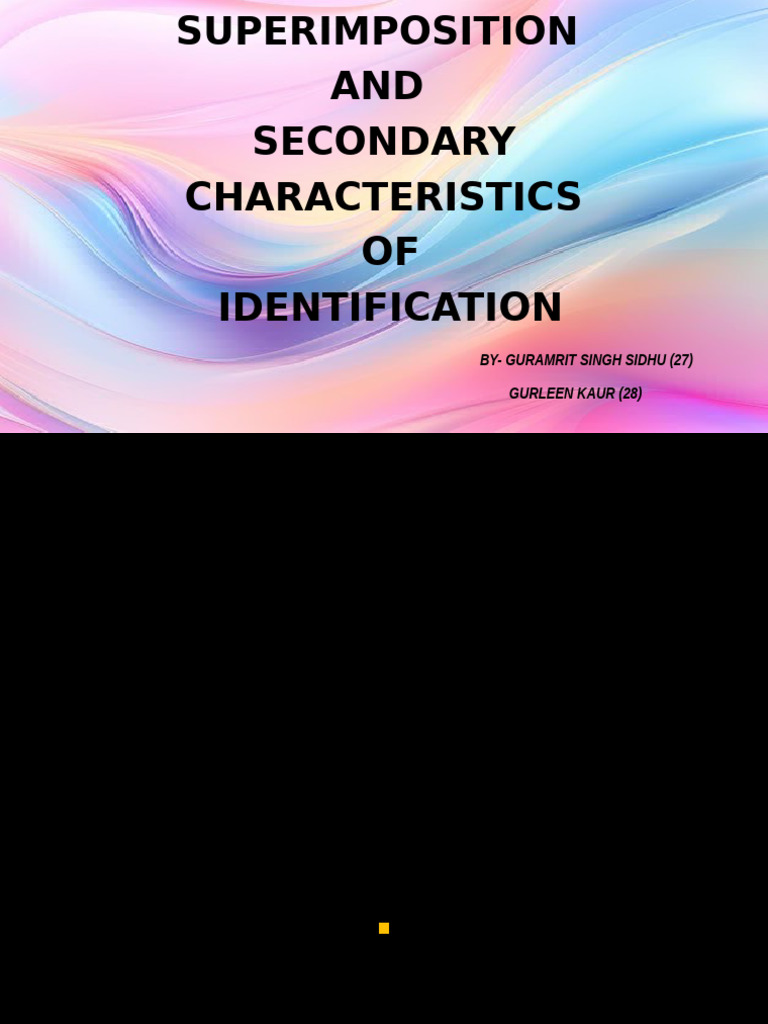 Superimposition | PDF | Tattoo | Wound