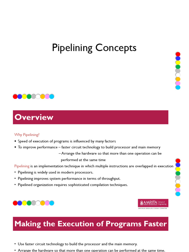 Pipelining Concepts and Problems | PDF | Central Processing Unit | Computing
