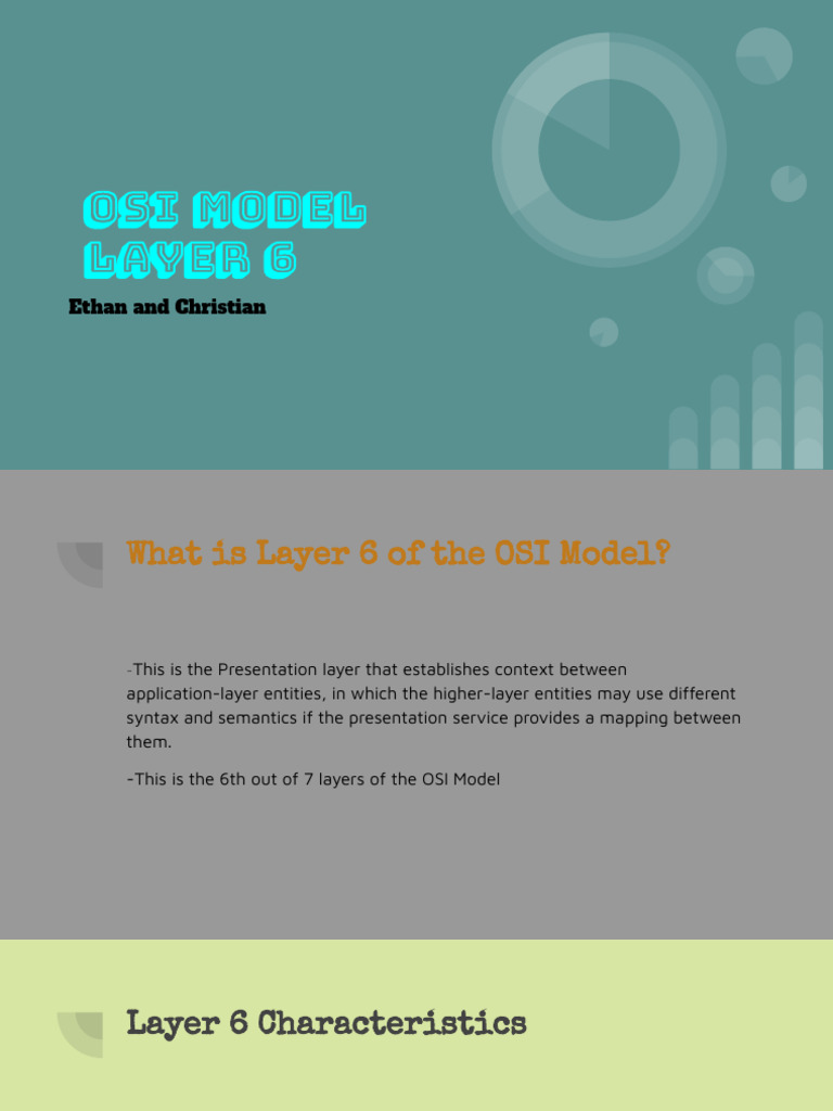 OSI Model Layer 6 | PDF