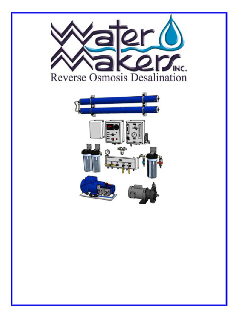 WMS Manual Rev 041122 Compressed | PDF | Osmosis | Pump