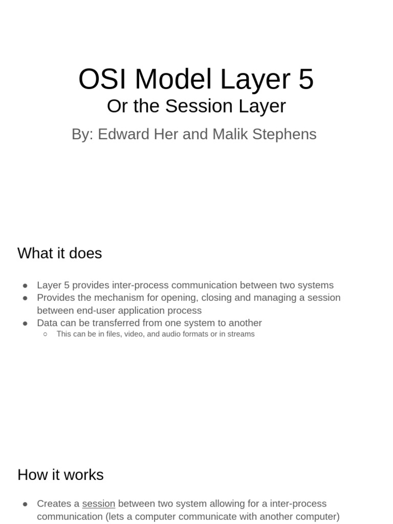 Research OSI Model | PDF