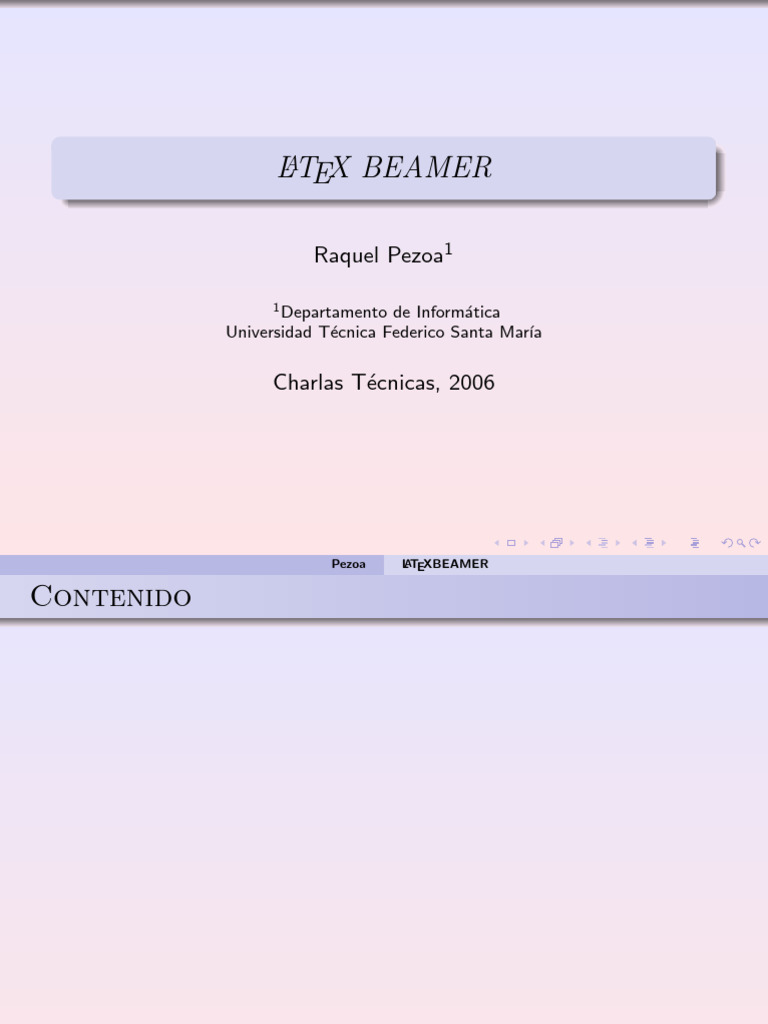 Latex Beamer | PDF | Te X | Informática
