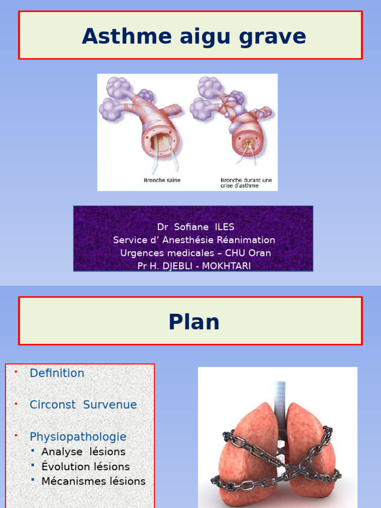 7. Asthme Aigu Grave | PDF | Asthme | Soins de santé