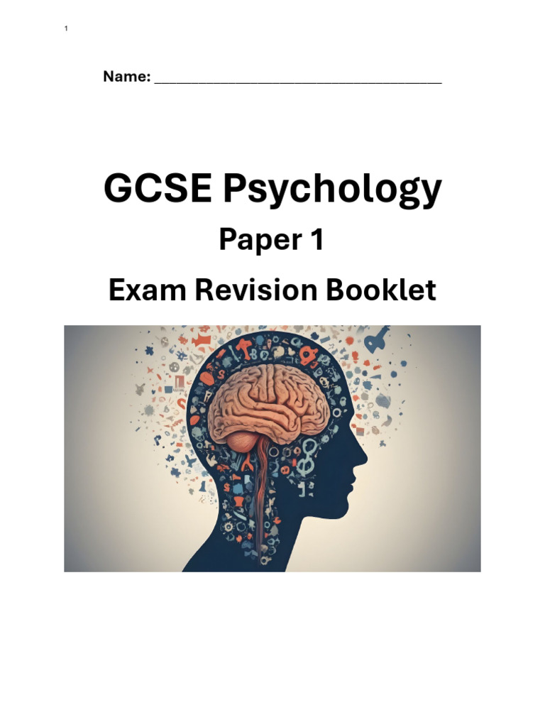 GCSE Paper 1 Complete With MS and Contents | PDF | Cognition