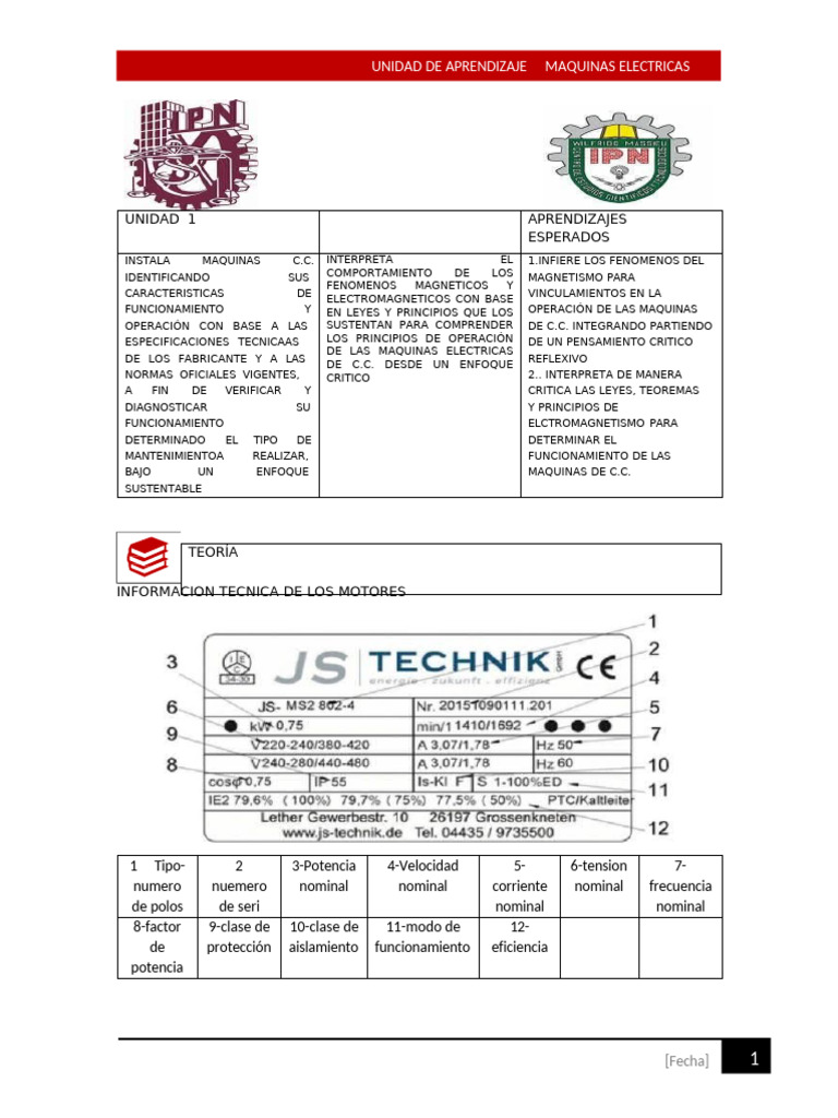 Practic 6 | PDF | Motor eléctrico | Corriente continua
