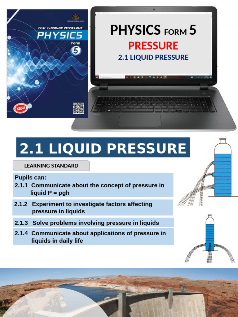 Understanding Liquid Pressure Concepts | PDF | Pressure | Liquids