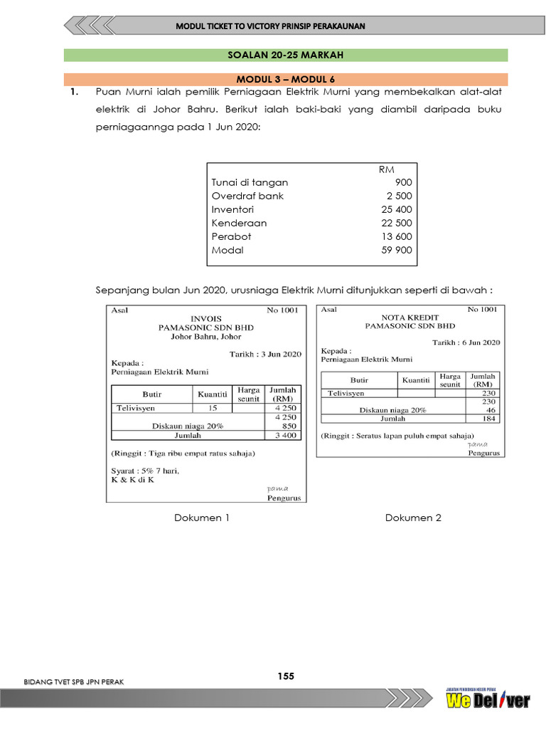 M Kertas 2 - Soalan 20-25 Markah | PDF