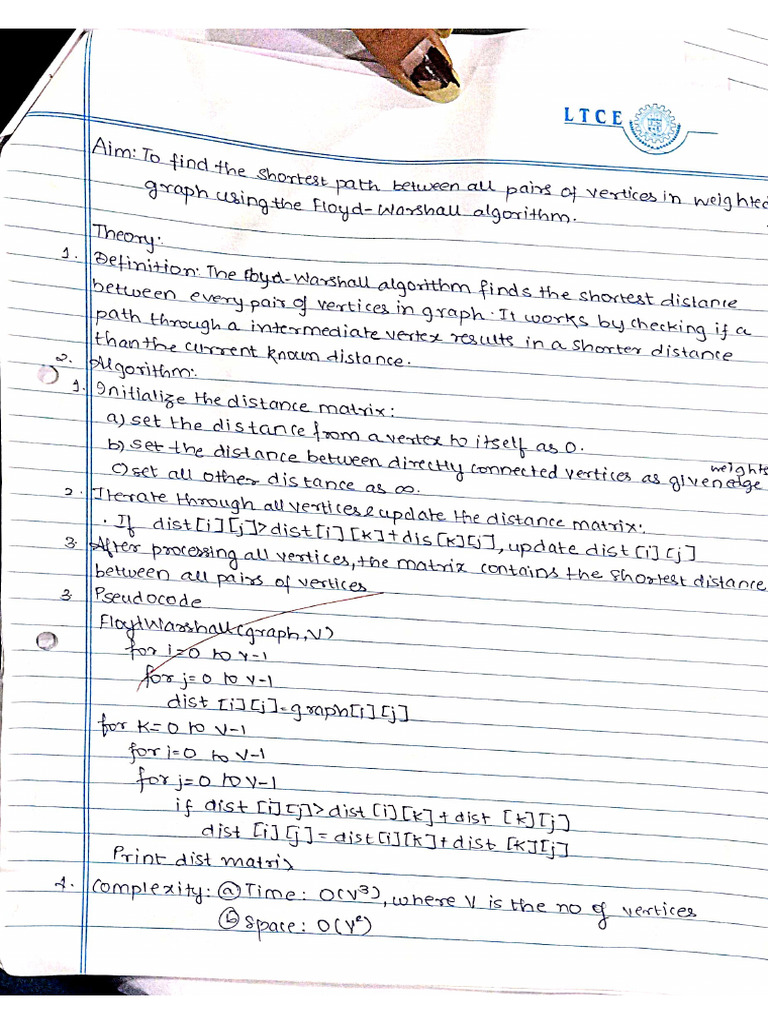 Aoa Exp 7-10 Writeup | PDF