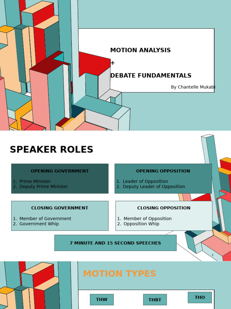 EAUDC 2024 Training - Motion Analysis and Debate Fundamentals | PDF