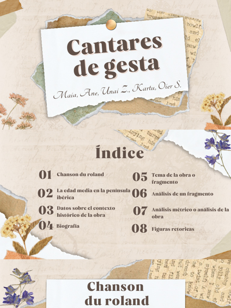 Análisis del Cantar de Mio Cid | PDF