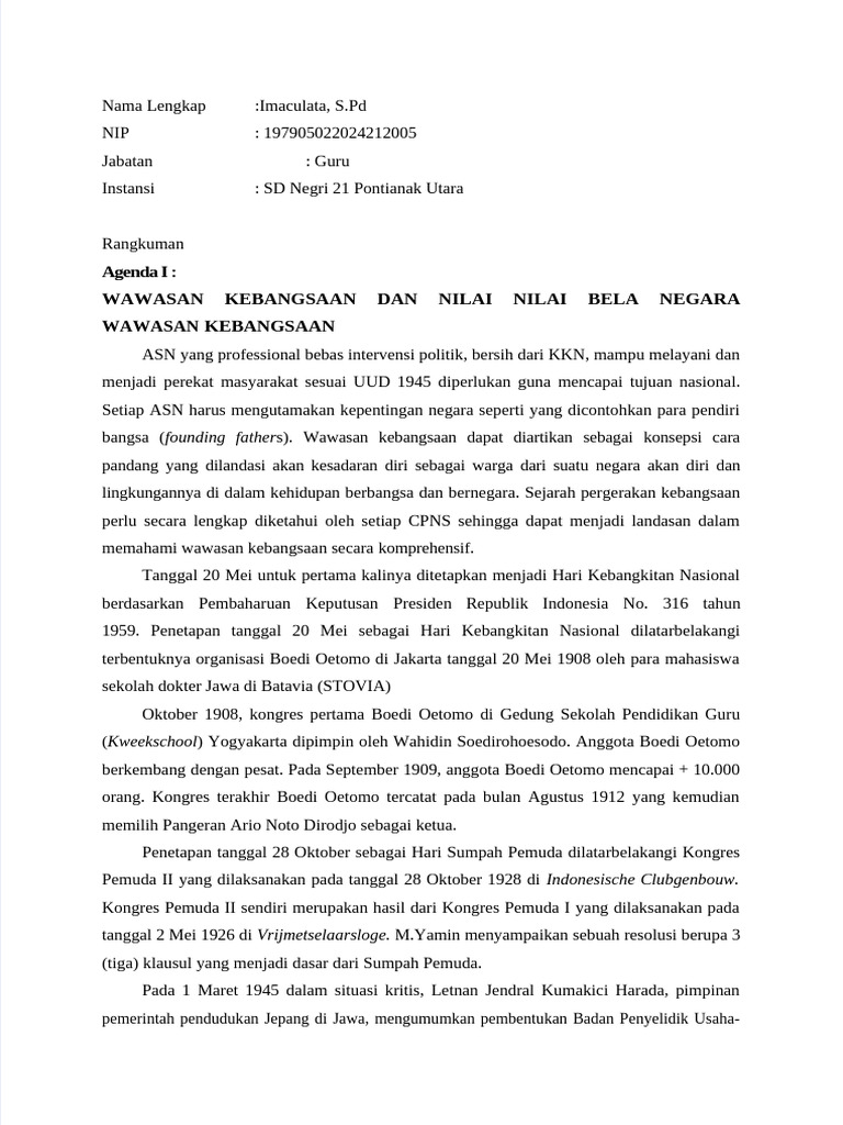 JURNAL MOOC1 Imaculata 2024 | PDF